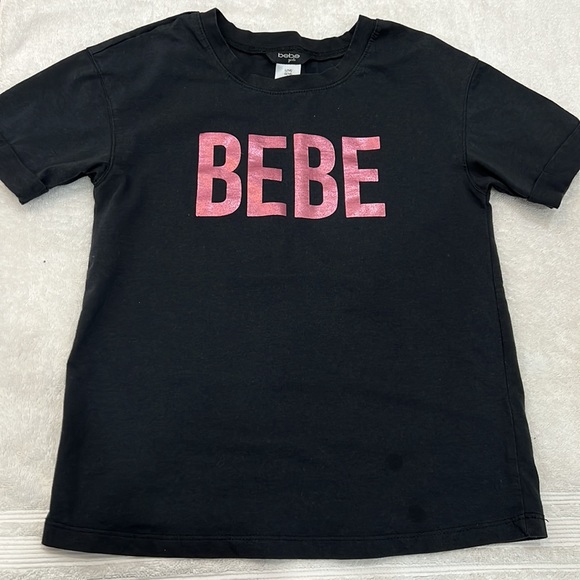 bebe | Shirts & Tops | Bebe Black Tshirt | Poshmark